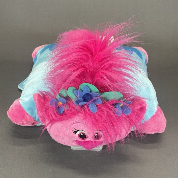 Pillow Pets | Toys | Pink Poppy Troll Pillow Pet World Tour Stuffed ...